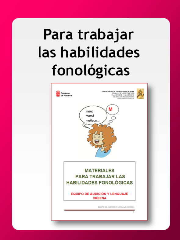Material para trabajar la conciencia fonológica - PTYAL~Gema Noreña